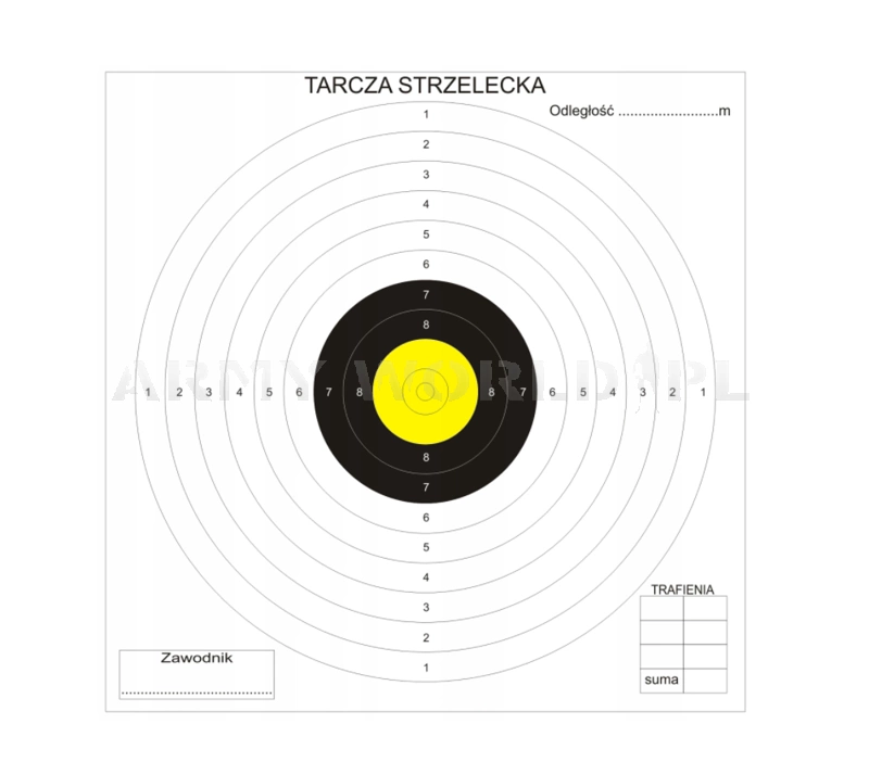 Shooting Targets 14 x 14 cm 100 Pieces | SHOOTING \ Shooting Targets ...