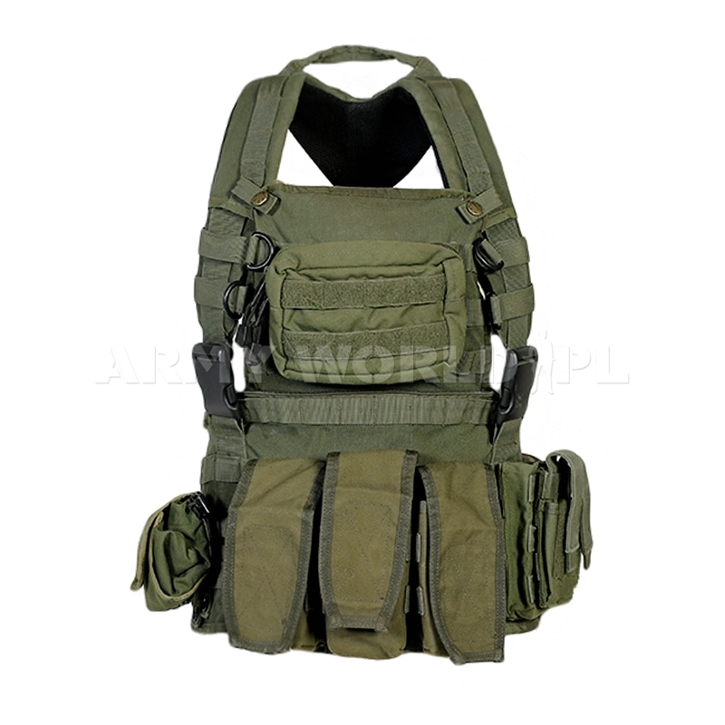 Kamizelka Taktyczna Holenderska Chest Rig + 9 Ładownic Olive Oryginał ...