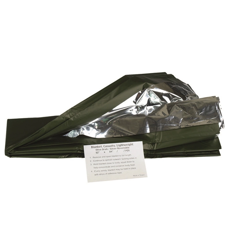 Koc Ratunkowy Mil-tec Srebrny / Olive (16024500) | SURVIVAL \ First Aid ...