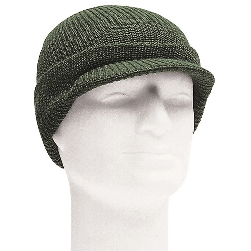 Winter Wool GI Cap Olive Mil-tec New (12141001) olive green | CLOTHING ...