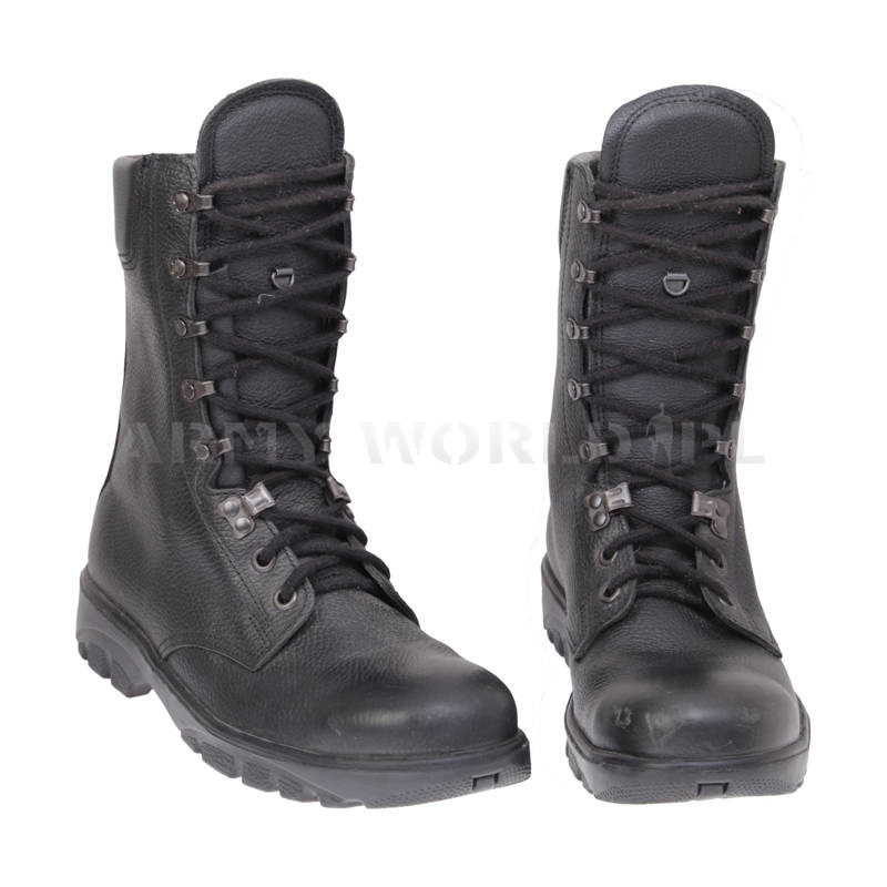 Buty Wojskowe Skórzane Bergmann Czarne Oryginał Demobil DB demobil ...