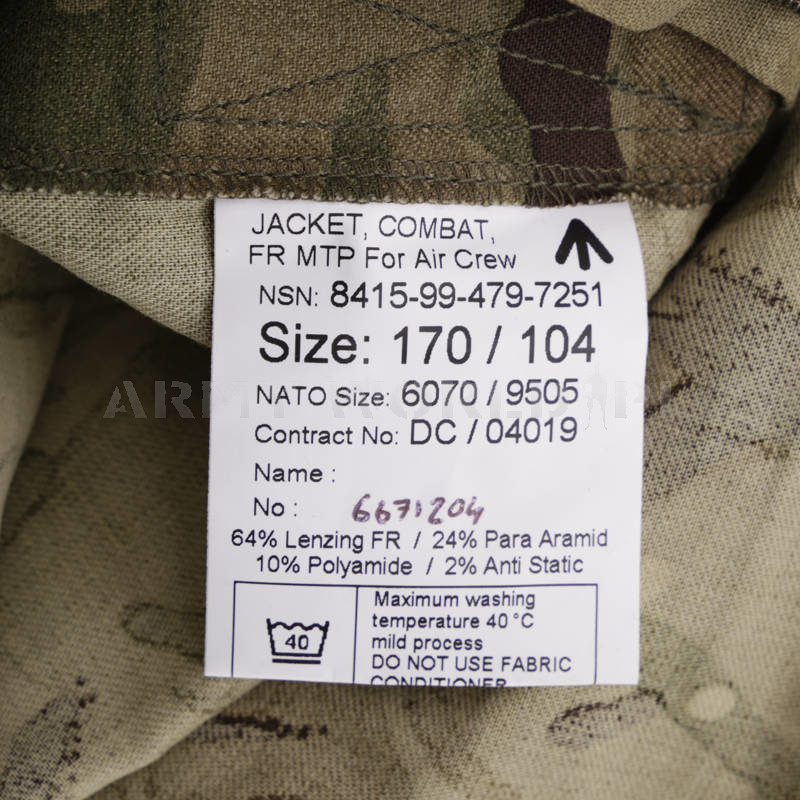 Bluza Brytyjska Air Crew MTP (Multi Terrain Pattern) Oryginał Nowa ...