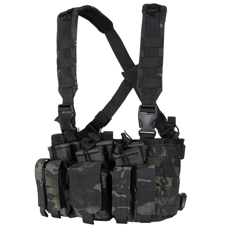 Kamizelka Taktyczna Recon Chest Rig Condor MultiCam Black (MCR5-021) | KAMUFLAŻ \ Multicam ...